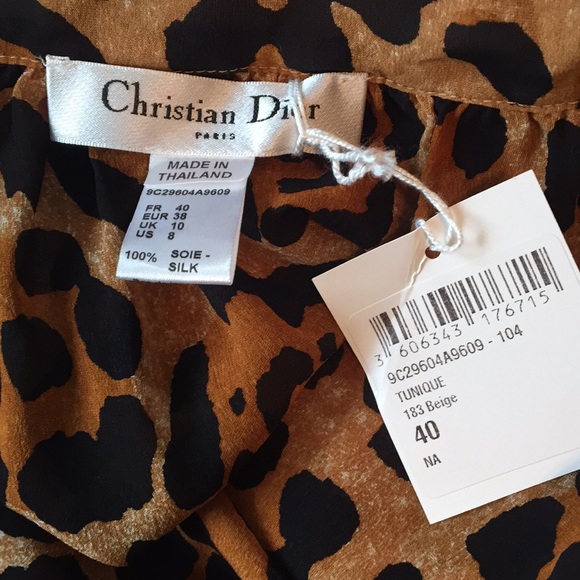 Dior | Other | Christian Dior Leopard Dress | Poshmark